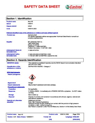 Aero_40_msds – Chemical.net