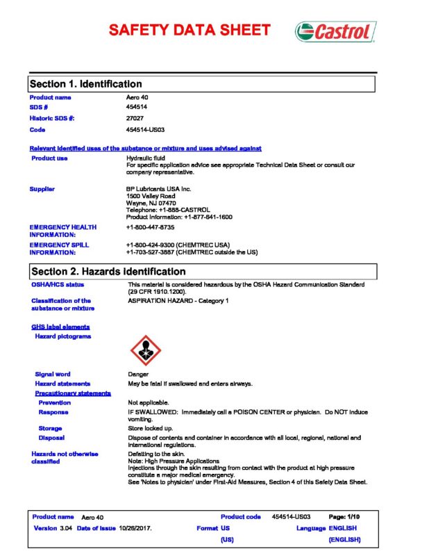 Aero_40_msds – Chemical.net