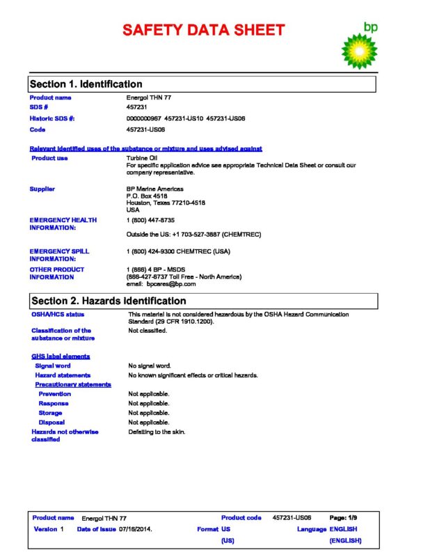 EnergolTHN77_SDS – Chemical.net
