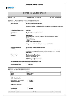 ROYCO602 – Chemical.net