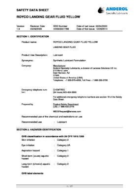 ROYCO_LGF_YEL - Chemical.net