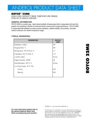 Royco 22MS – Chemical.net